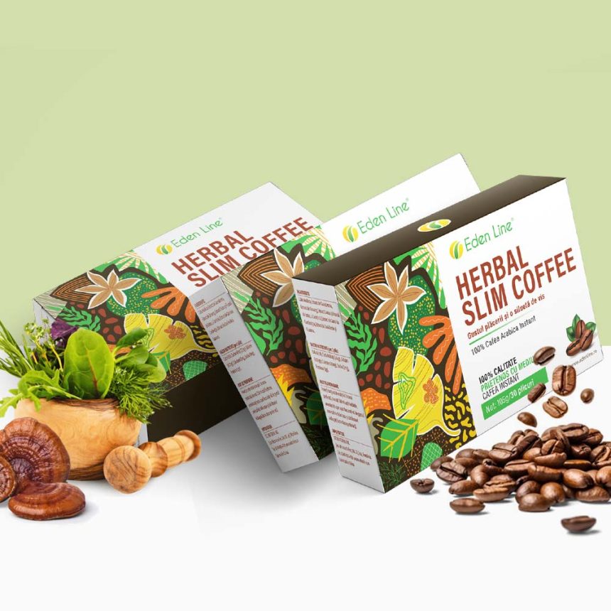 Cafea Neagră cu Ganoderma - 3 Cutii (90 plicuri) - Mendo