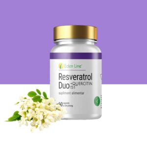 Resveratrol Duo cu Quercitina | 60 capsule | Eden Line - Mendo